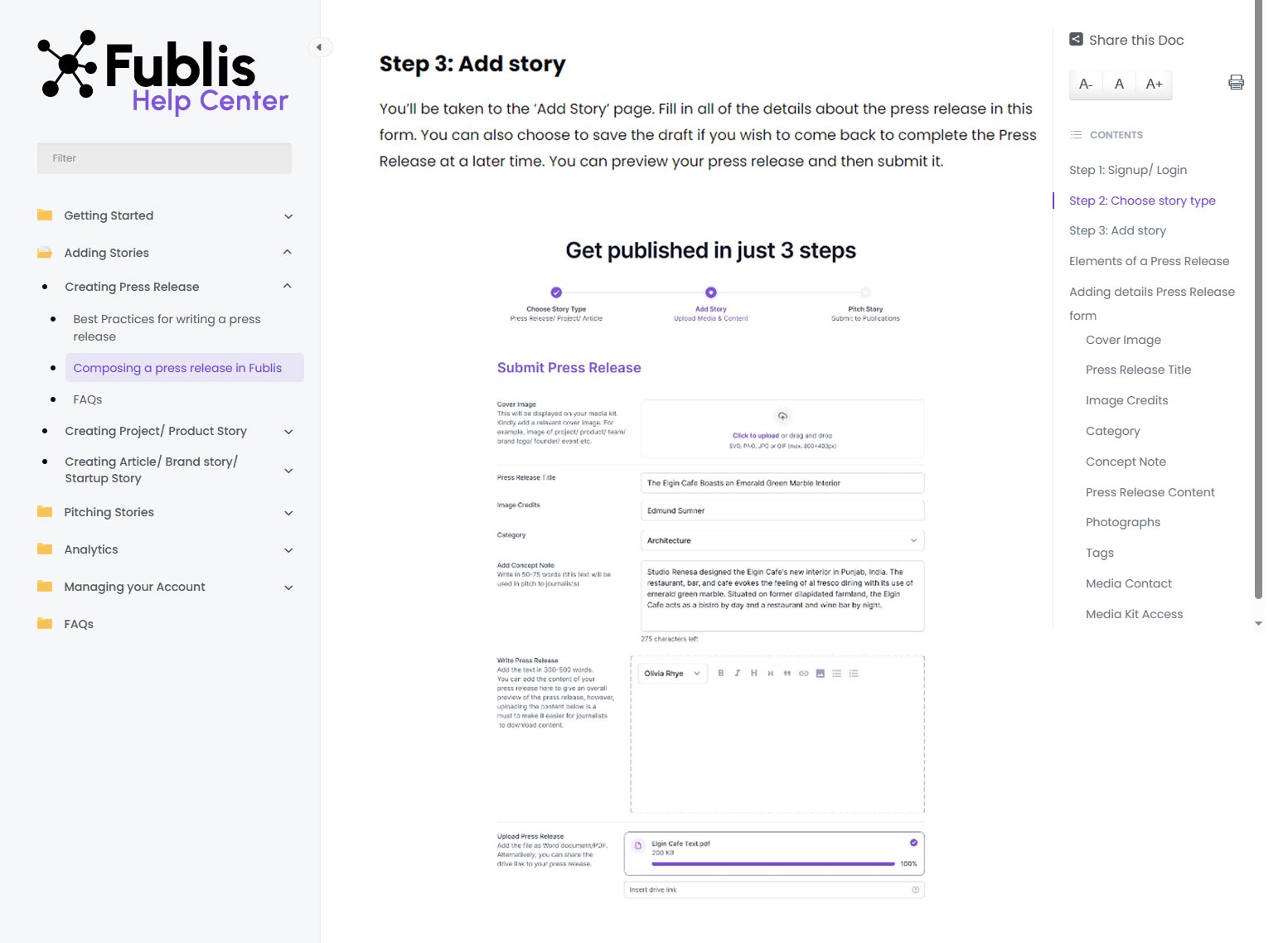 Resource Rich Platform - Fublis
